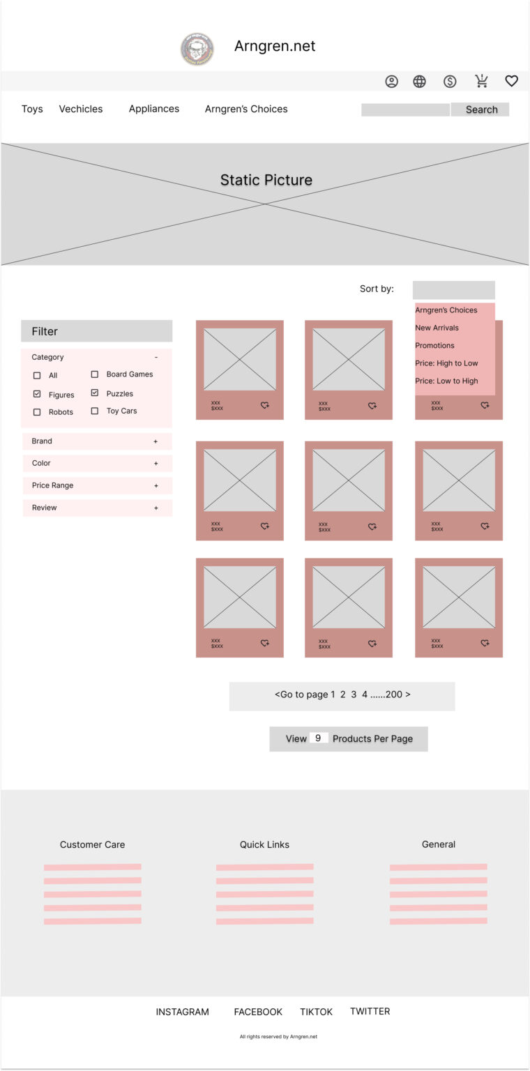 Arngren Website Redesign - Hans Mensah's Portfolio